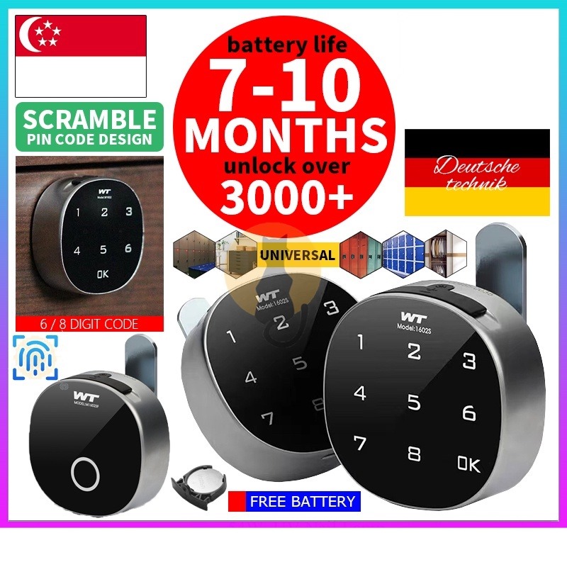 [FREE DELIVERY] Mailbox Letter Box WT Digital Lock Smart Digit Keyless ...