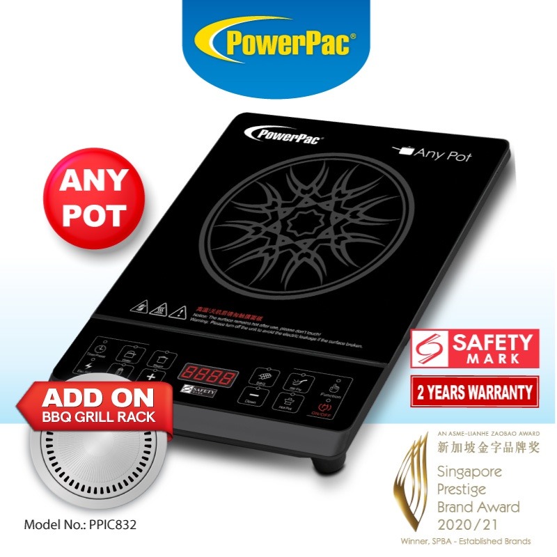 [FREE DELIVERY] PowerPac Ceramic Cooker Steamboat (Any Pot) 2000 Watts ...