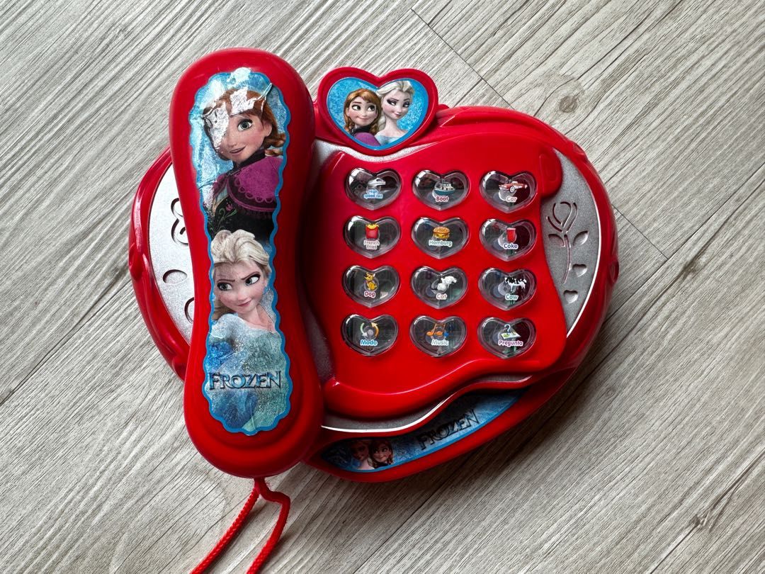 Frozen Elsa Anna telephone phone toy, Hobbies & Toys, Toys & Games on ...