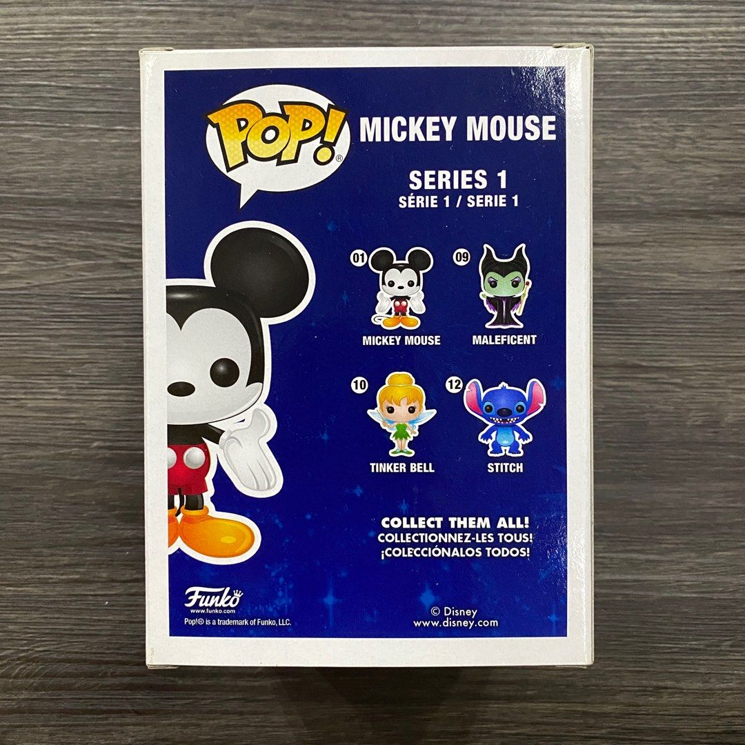 Funko Pop #01: Disney - Mickey Mouse (Glitter), Hobbies & Toys, Toys ...