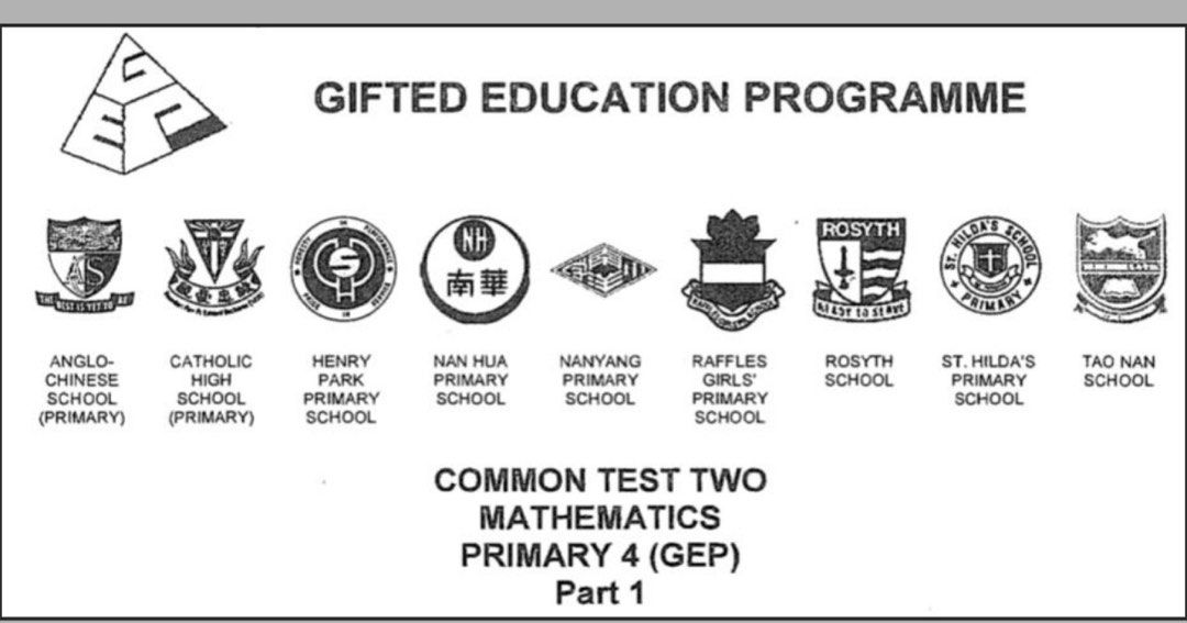 GEP English, Science and Maths practice papers, common test and year ...