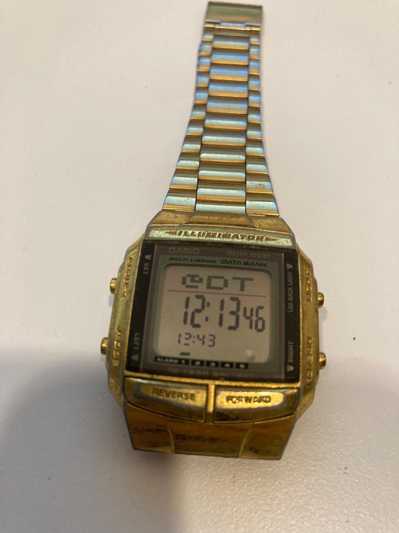 Gold Casio Watch, Men's Fashion, Watches & Accessories, Watches on ...