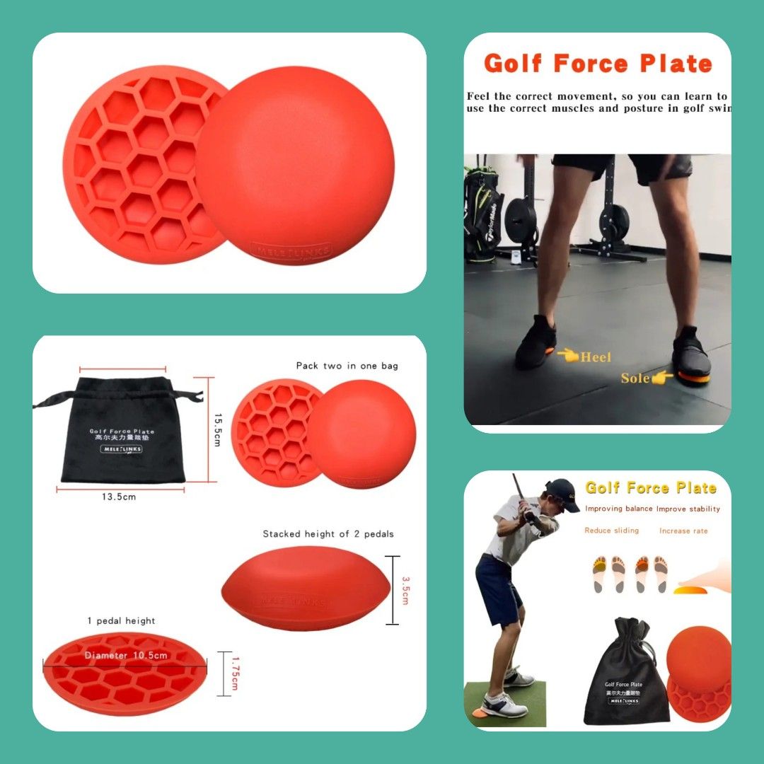 Golf Rubber Plate Swing Balance Aid, Sports Equipment, Sports & Games ...