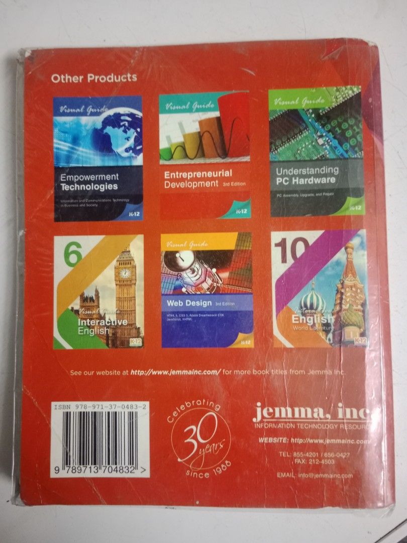 Grade 7 Textbook Office Productivity (Visual Guide), Hobbies & Toys ...