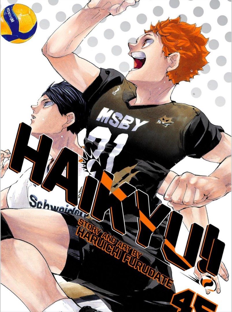 Haikyuu manga volume 43 and 45 hq, Hobbies & Toys, Books & Magazines ...