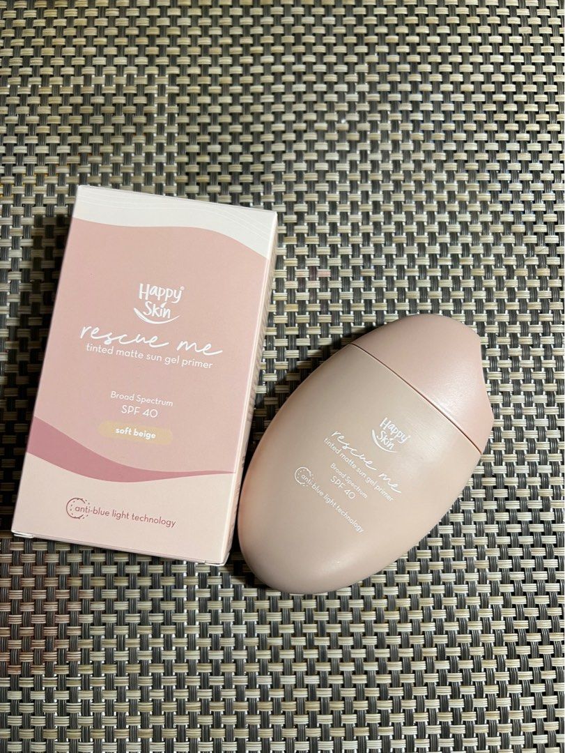 Happy Skin Rescue Me Tinted Matte Sun Gel Primer, Beauty & Personal ...
