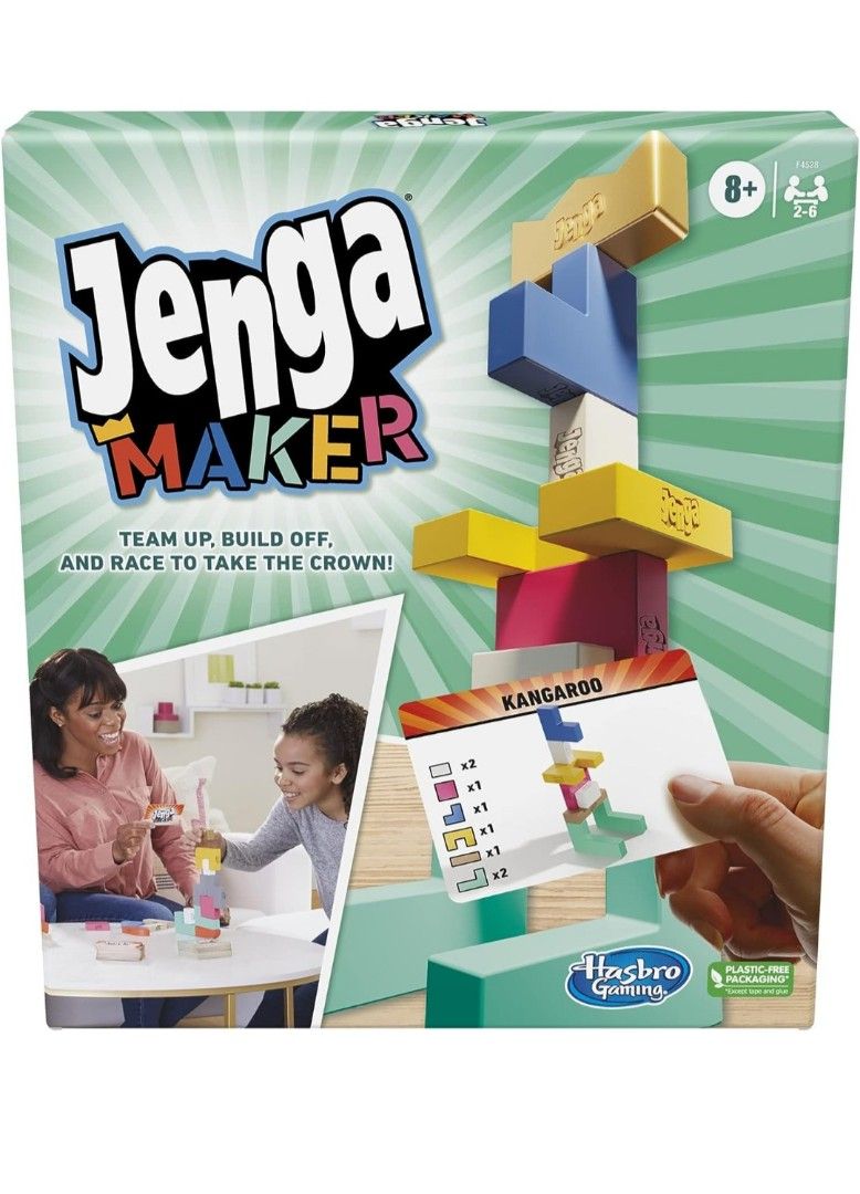 Hasbro Gaming- Jenga Maker, Hobbies & Toys, Toys & Games on Carousell