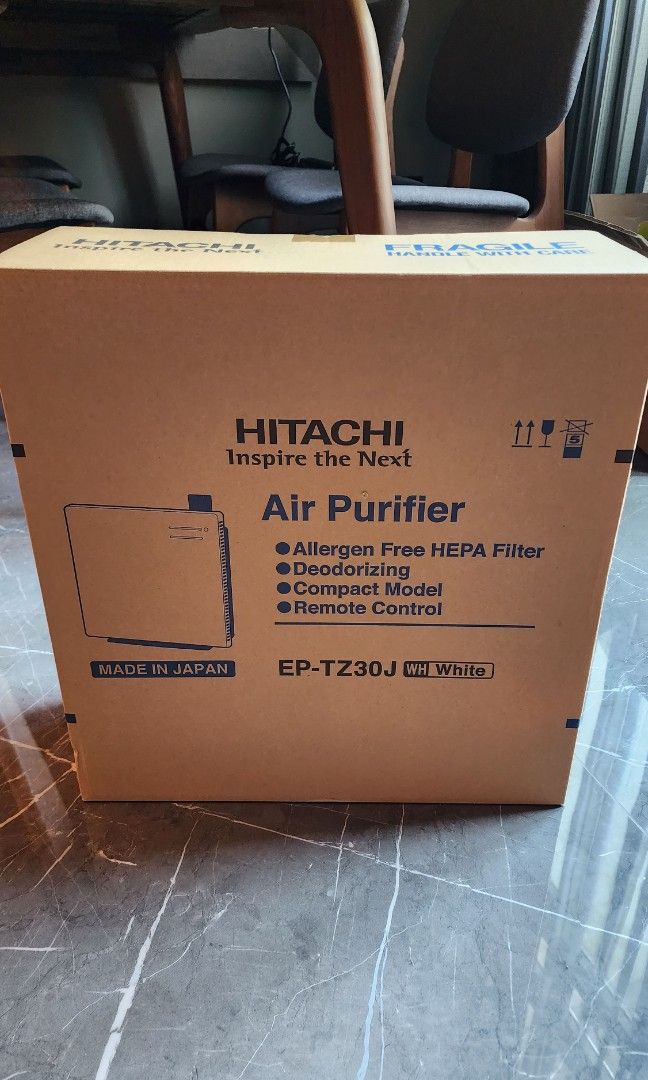Hitachi air purifier EP-TZ30J, TV & Home Appliances, Air Purifiers ...