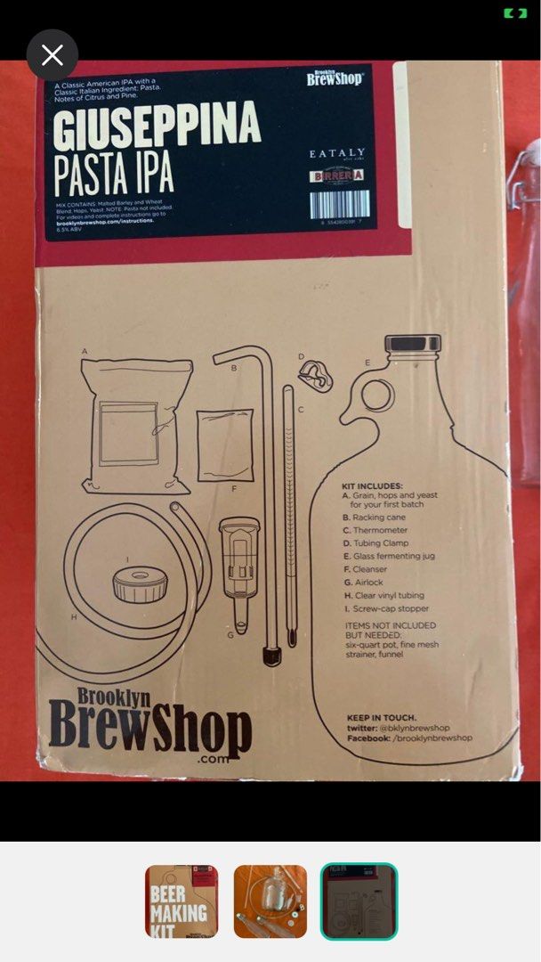 Homebrew / beer diy kit, Food & Drinks, Other Food & Drinks on Carousell