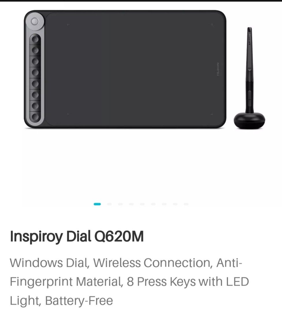 Huion Inspiroy Dial Pen Tablet Q620M (not Wacom), Computers & Tech ...