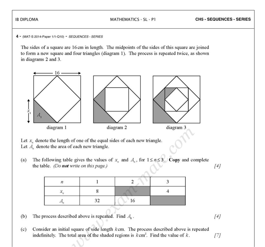 IB Maths SL By-topic Past Paper (Paper 1) (2012-2020), 興趣及遊戲, 書本 & 文具 ...