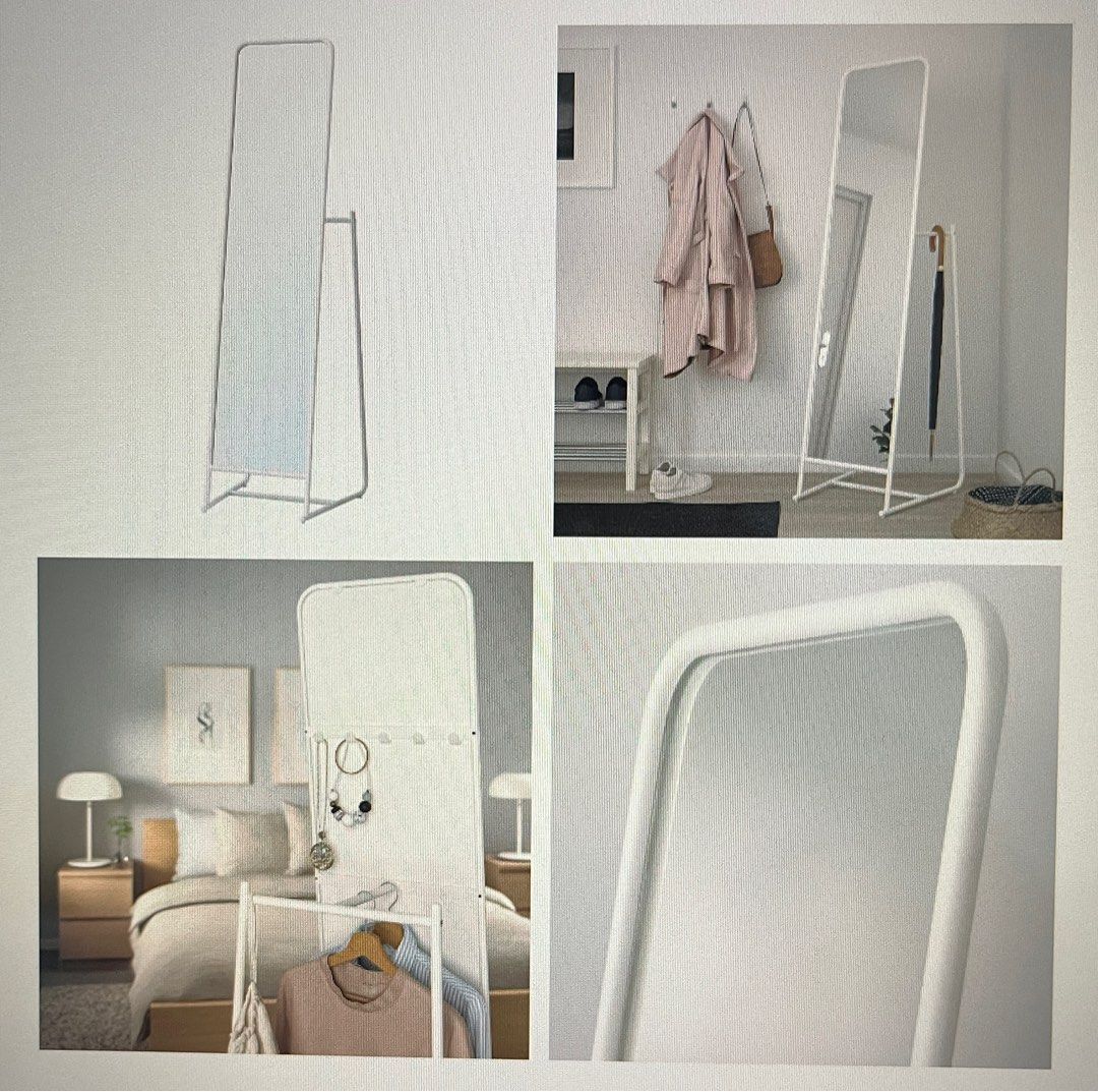 Ikea Knapper Standing Mirror, Furniture & Home Living, Home Decor ...