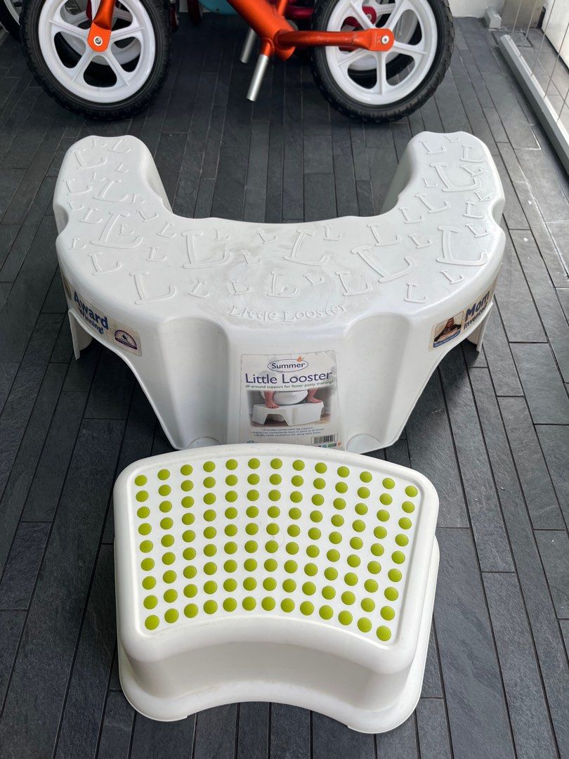 IKEA Stool and Little Looster Stepstool, Babies & Kids, Bathing ...