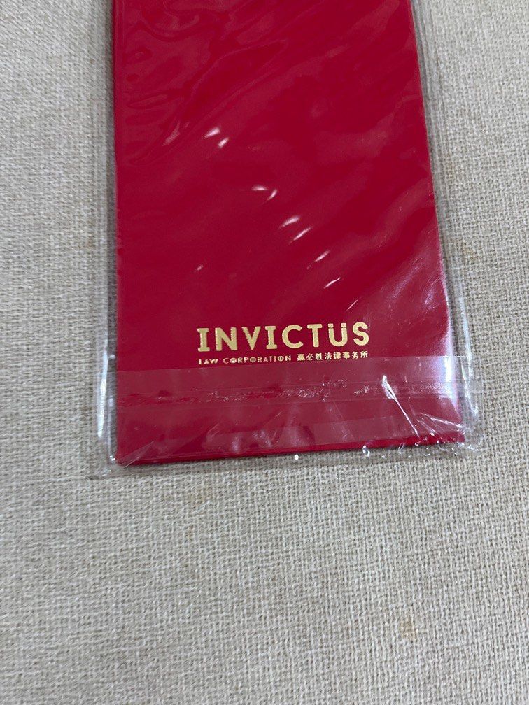 Invictus Red Packet, Hobbies & Toys, Stationery & Craft, Other ...