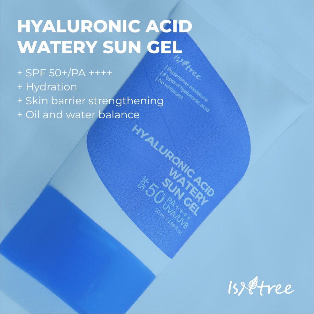 ISN Tree Hyaluronic Acid Watery Sun Gel 50ml, Beauty & Personal Care ...