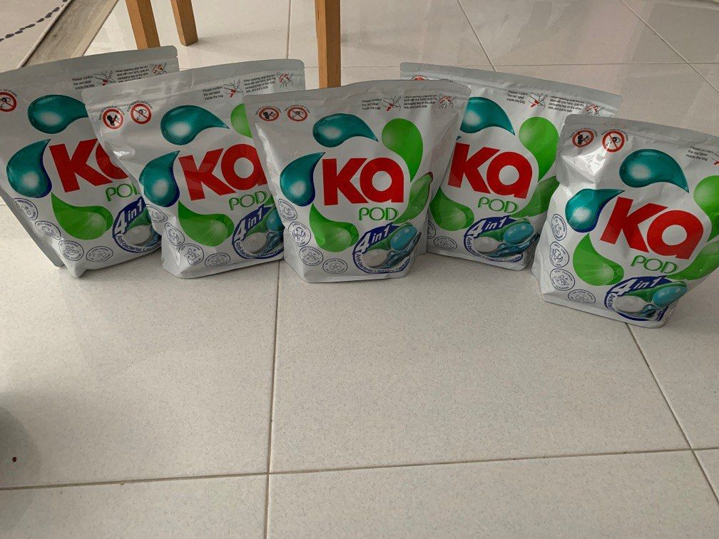 Ka 4 in 1 laundry pods/ capsule ; Arfum laundry pods, Furniture & Home ...