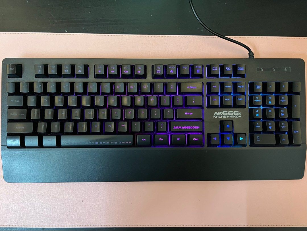 Armaggeddon Kalashnikov Gaming Keyboard (AK666X), Computers & Tech ...
