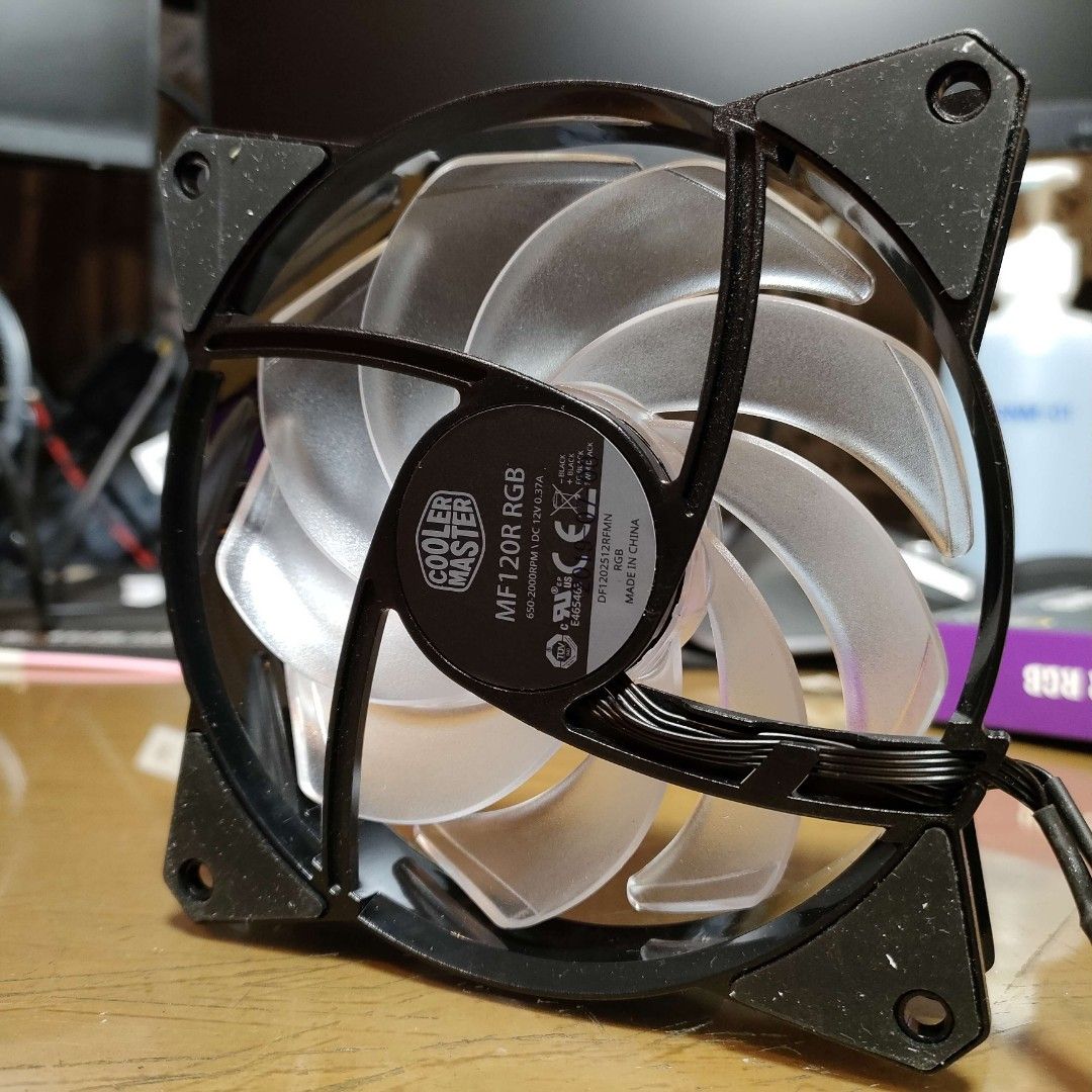 kipas casing cooler master sickle flow x hijau, thermaltake riing green ...