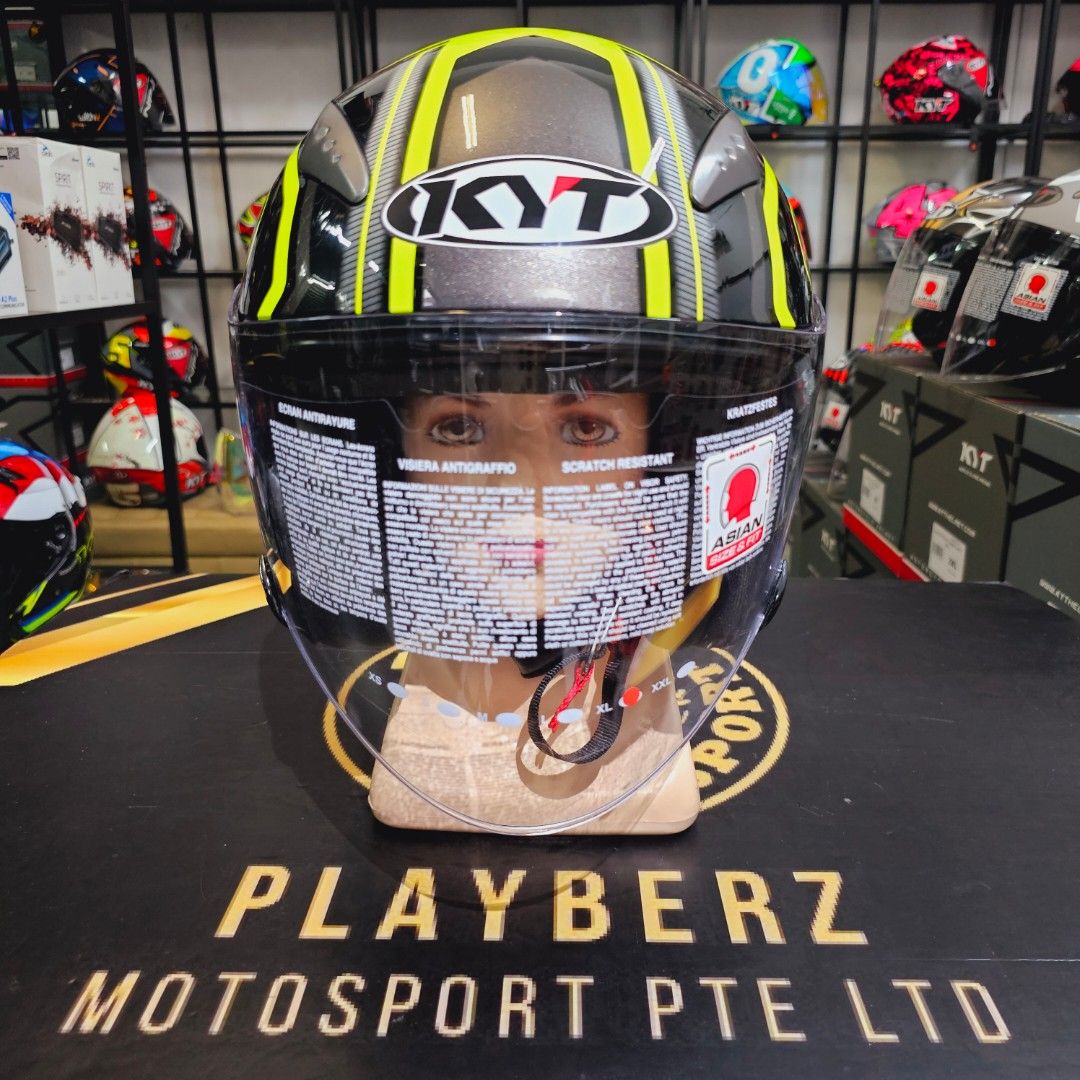 KYT HELLCAT ARROW HELMET, Motorcycles, Motorcycle Apparel on Carousell