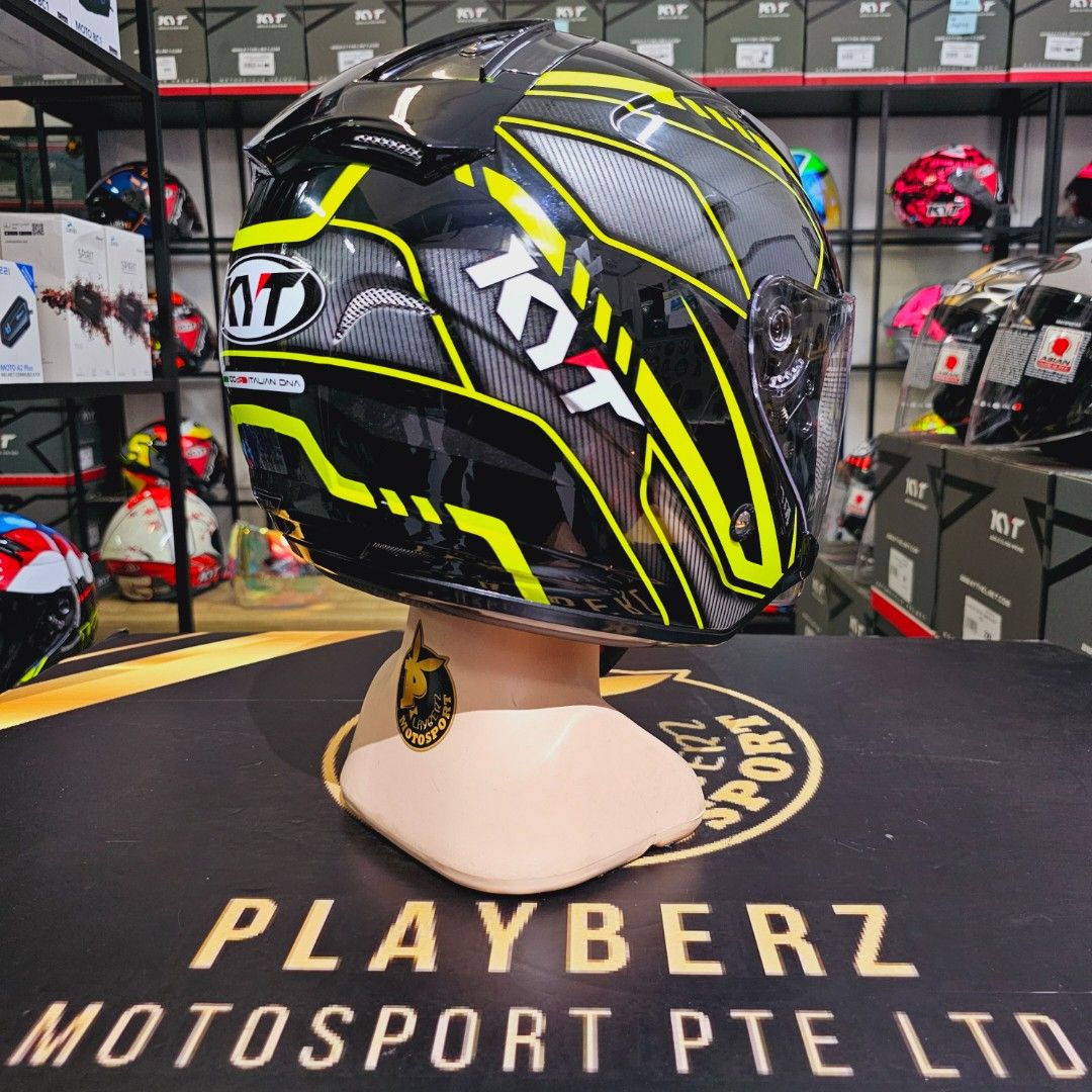 KYT HELLCAT ARROW HELMET, Motorcycles, Motorcycle Apparel on Carousell