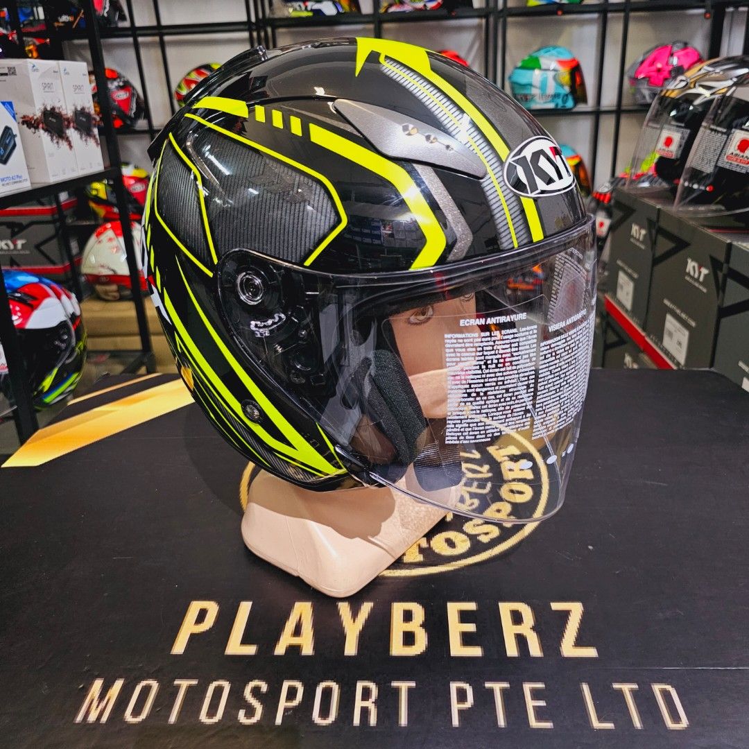 KYT HELLCAT ARROW HELMET, Motorcycles, Motorcycle Apparel on Carousell