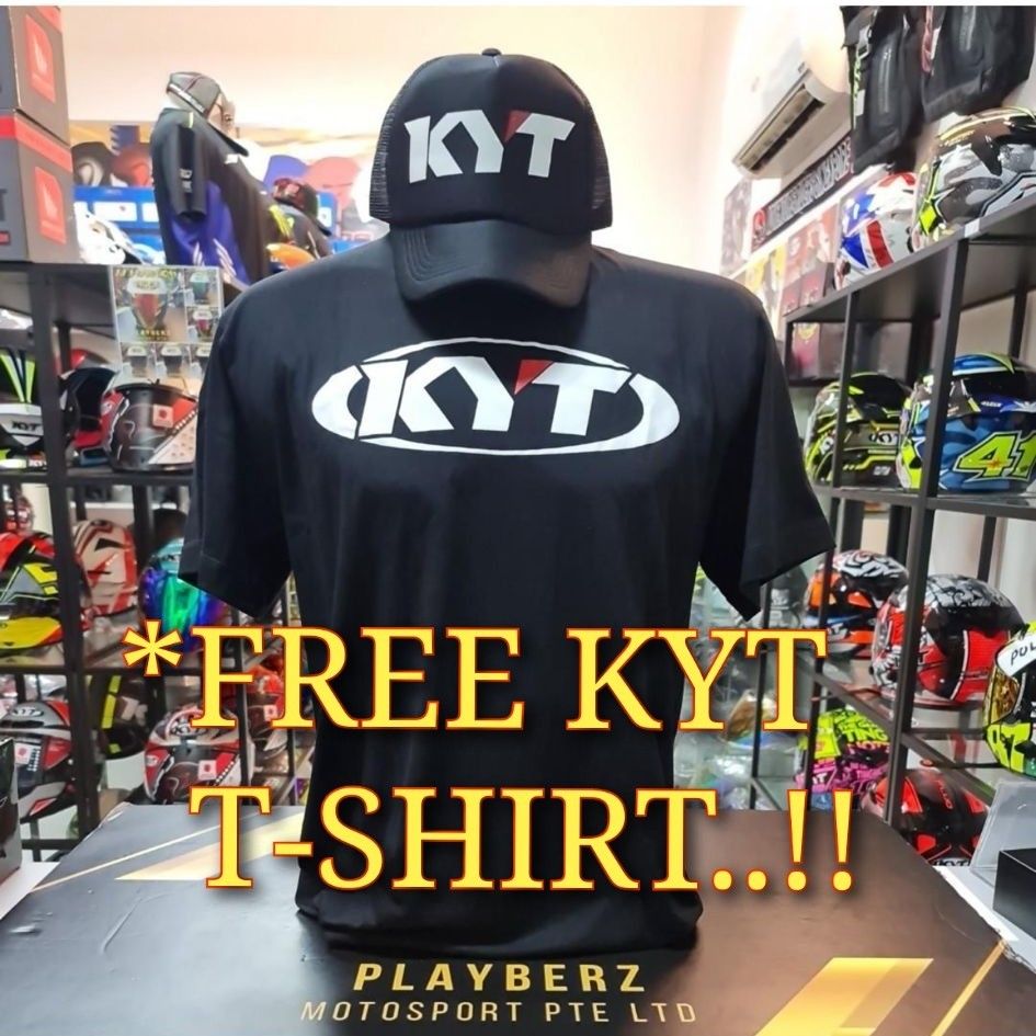 KYT HELLCAT NEON RED HELMET, Motorcycles, Motorcycle Apparel on Carousell