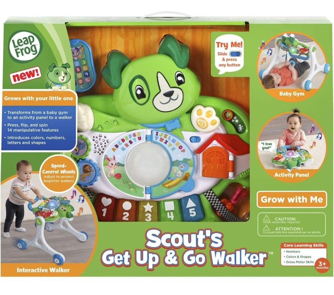 Leapfrog Scout's Get Up and Go Walker, Babies & Kids, Infant Playtime ...