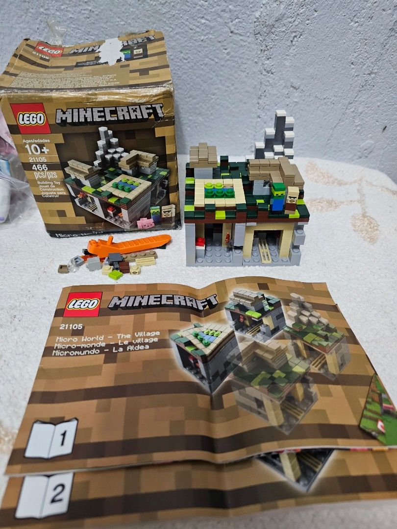 LEGO 21105 Mine Craft Micro World: The Village on Carousell