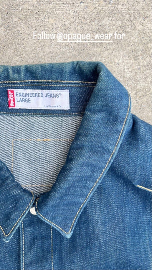 Levis Engineered Denim Jacket, Men's Fashion, Coats, Jackets and ...