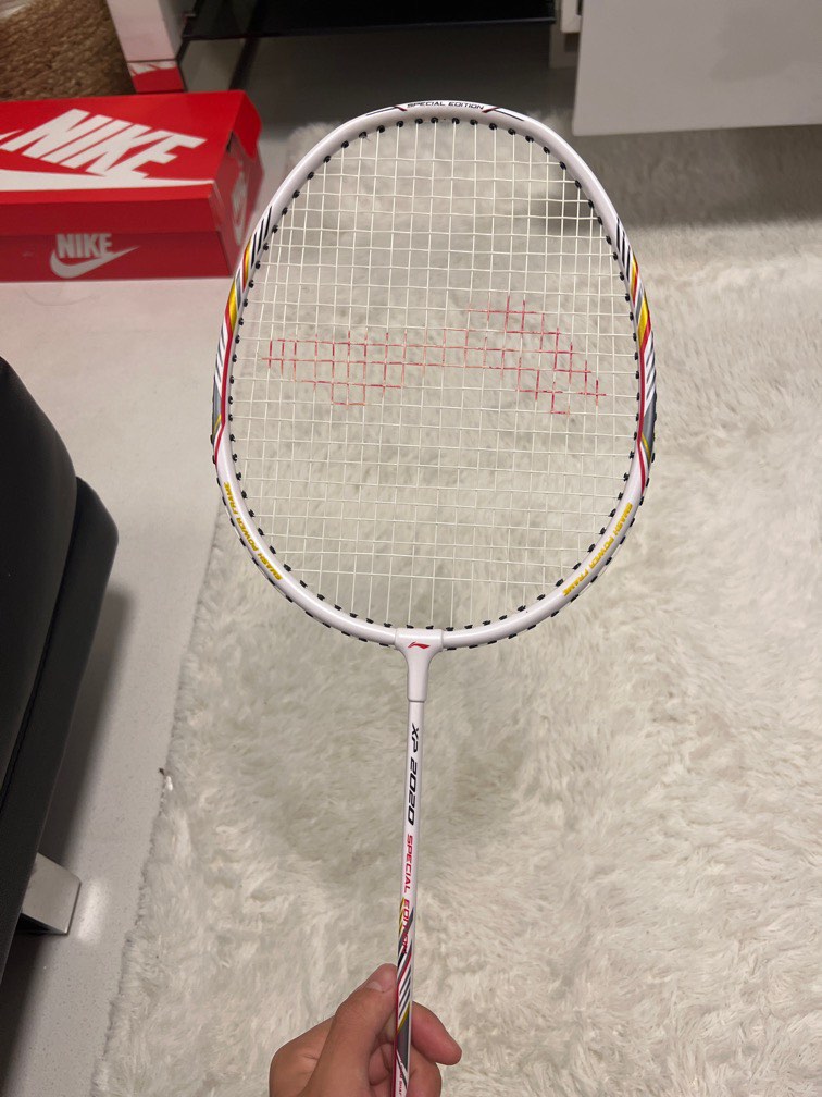 Li Ning Special Edition Badminton Racket, Sports Equipment, Sports ...