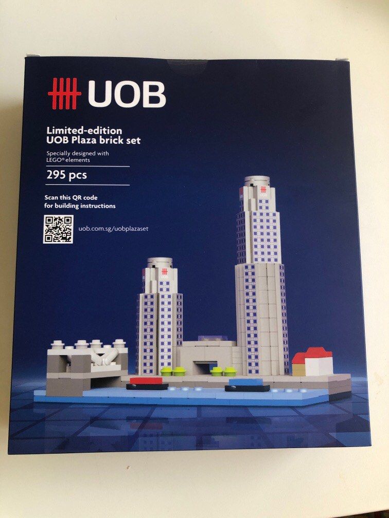 Limited-edition UOB plaza brick set, Hobbies & Toys, Toys & Games on ...