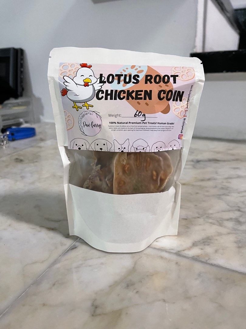 Lotus Root Chicken Coin, Pet Supplies, Pet Food on Carousell