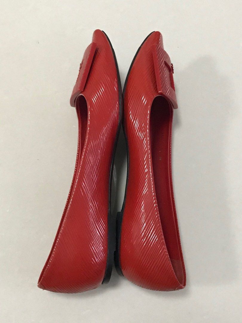 LV Epi Leather Shoes, Women's Fashion, Footwear, Flats on Carousell