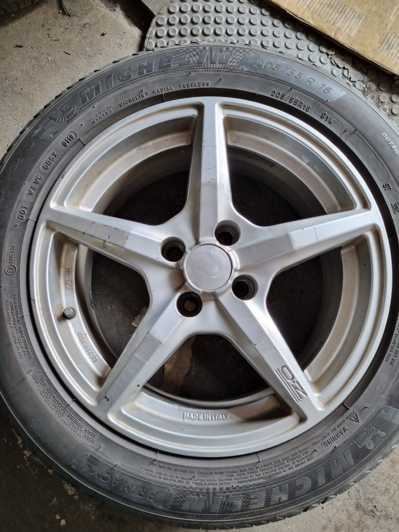 (MADE IN ITALY) 16 inch rim (4x100), Car Accessories, Tyres & Rims on ...