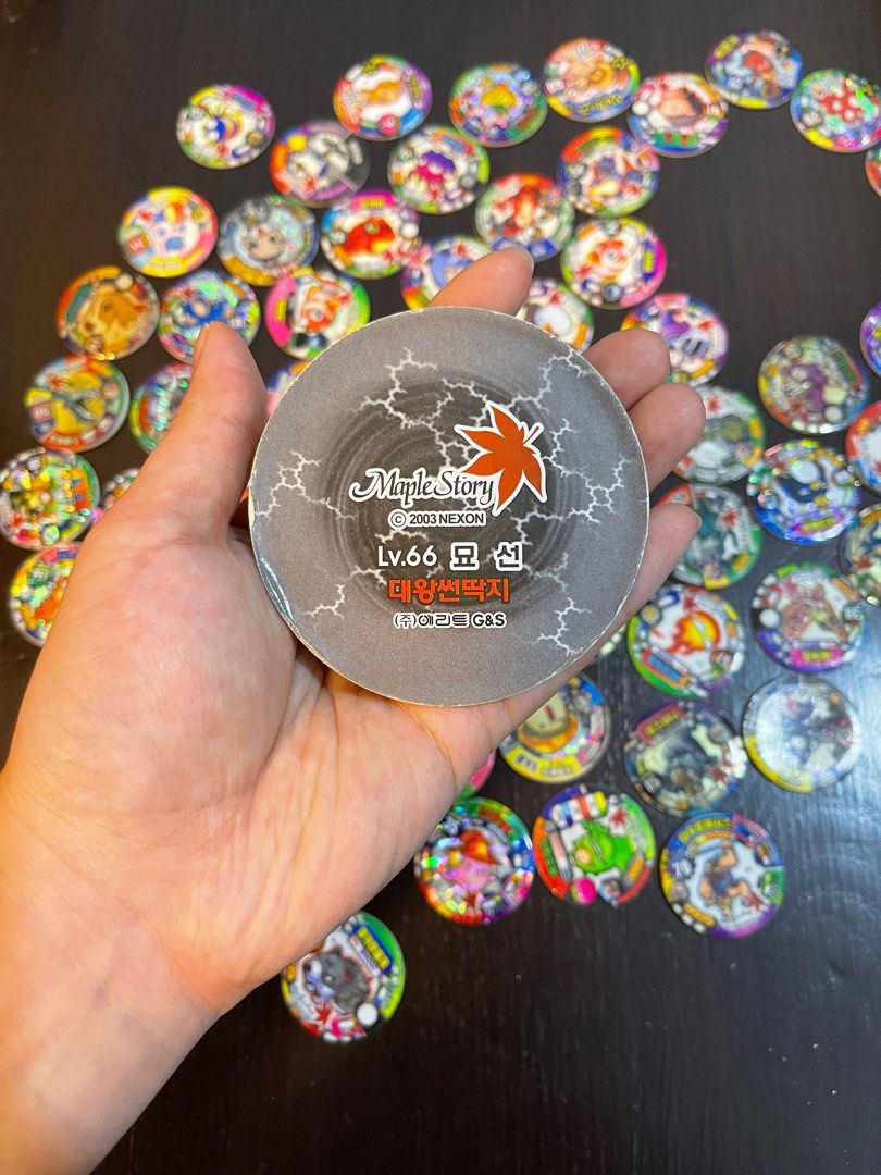 Maple Story Ddakji collection, Hobbies & Toys, Toys & Games on Carousell