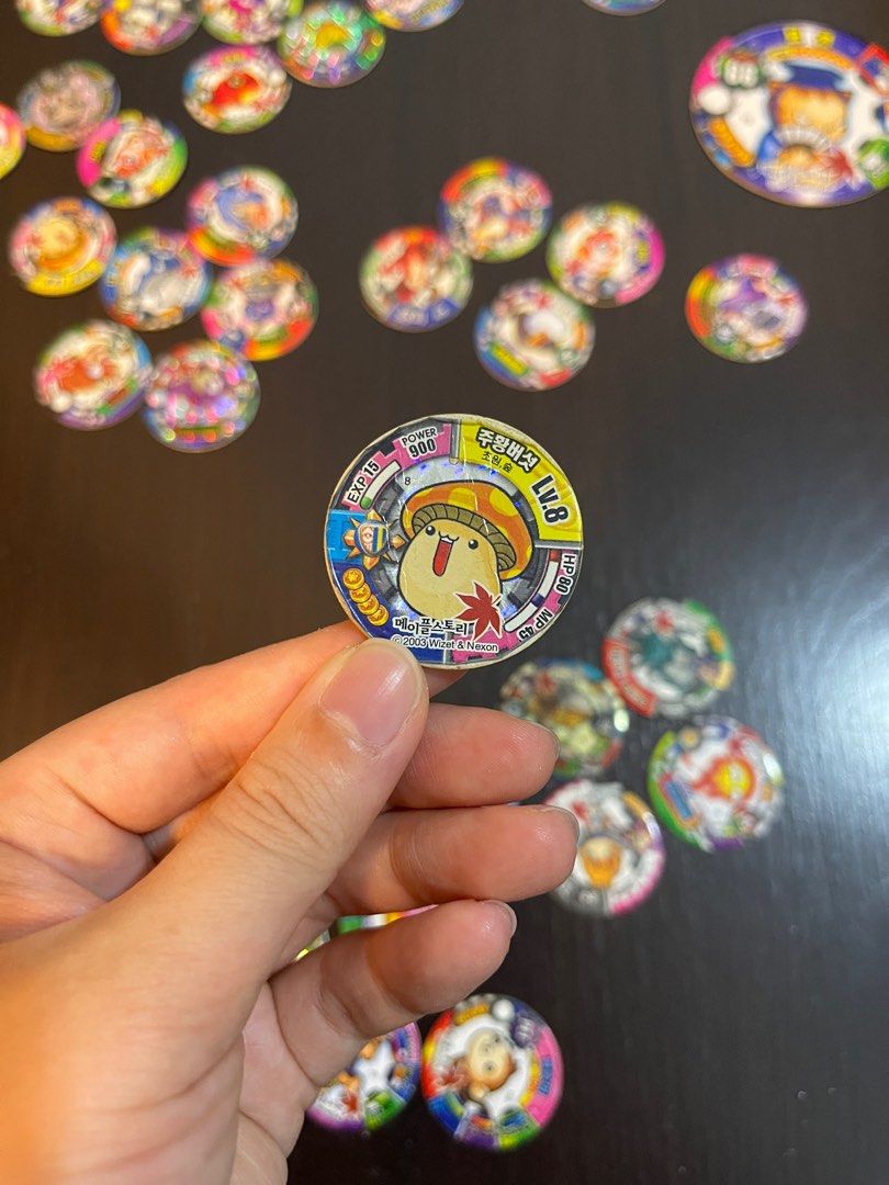 Maple Story Ddakji collection, Hobbies & Toys, Toys & Games on Carousell