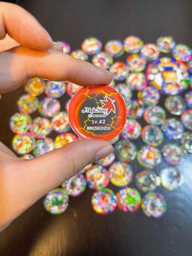 Maple Story Ddakji collection, Hobbies & Toys, Toys & Games on Carousell