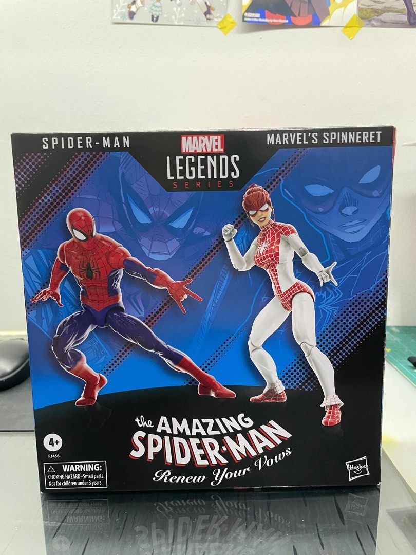 Marvel Legends Renew Your Vows Spider-Man 2 Pack Spinnerette, Hobbies ...