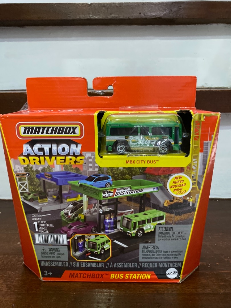 Matchbox bus station set, Babies & Kids, Infant Playtime on Carousell