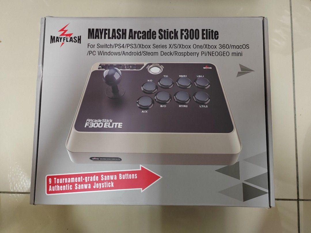 mayflash f300 elite arcade stick, Video Gaming, Gaming Accessories ...
