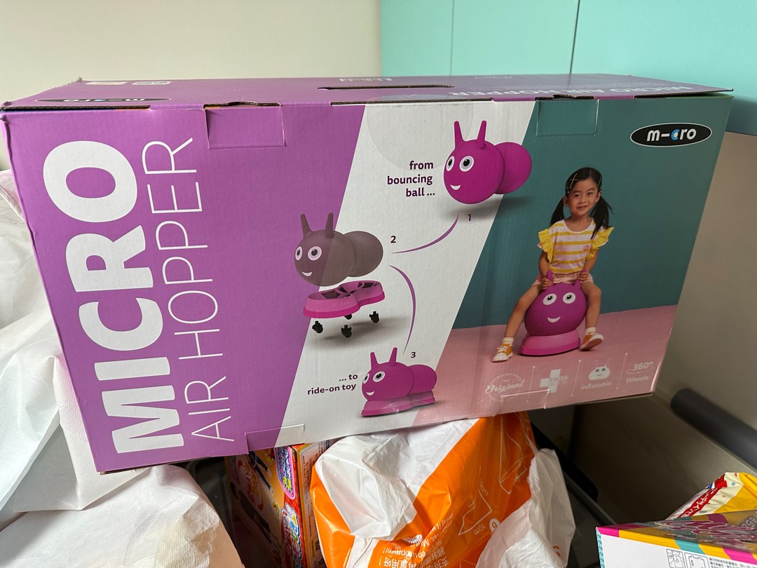 Micro Air Hopper 彈彈跳, 興趣及遊戲, 玩具 & 遊戲類 - Carousell