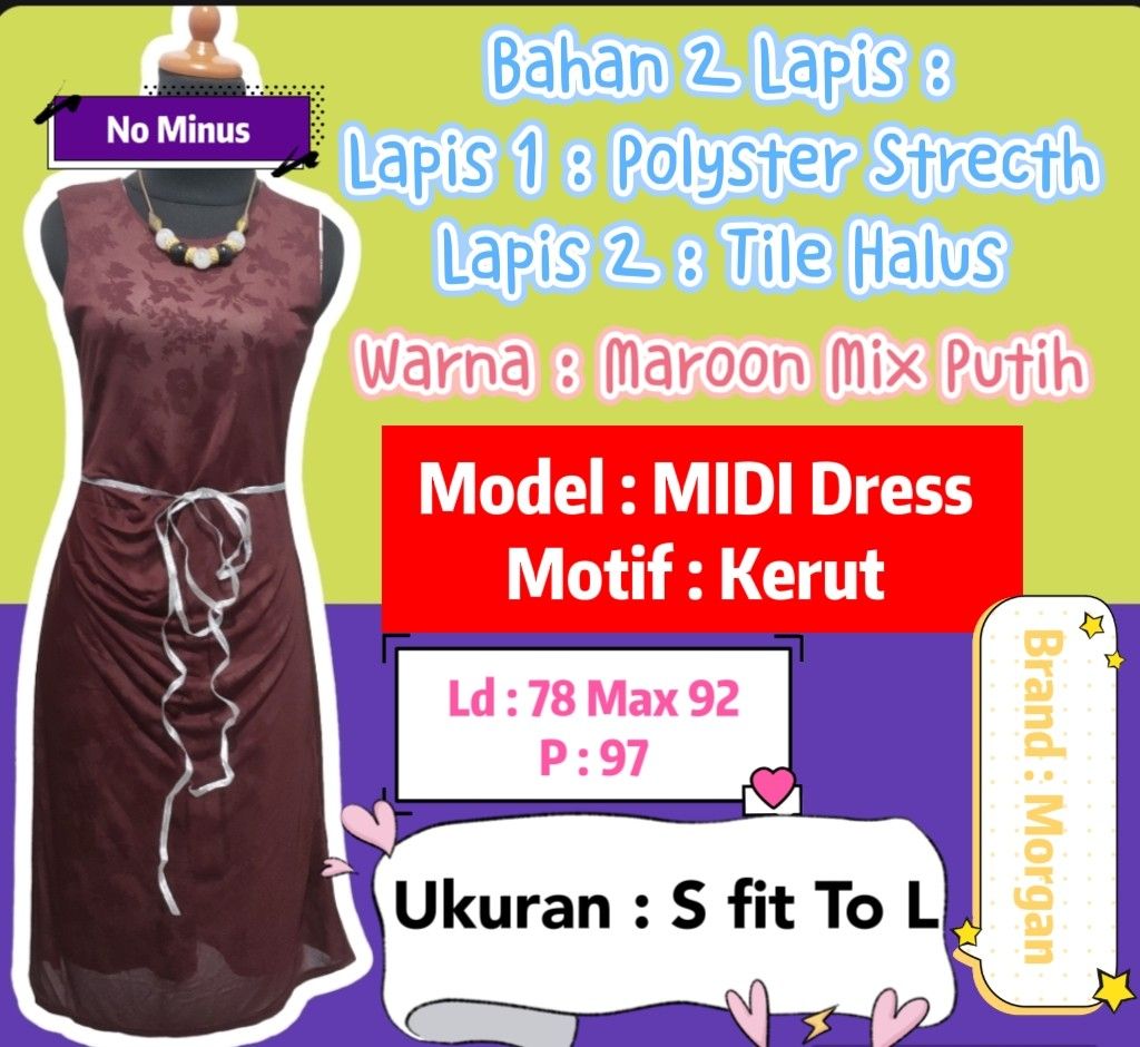 D - M 5 /Mididress by Morgan / MIDI Dress Pesta / MIDI Dress Hang Out / MIDI Dress Party / Mido ...