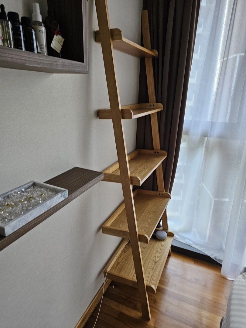 Hipvan Mileen Leaning Wall Shelf - Natural, Furniture & Home Living ...