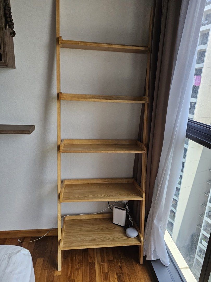 Hipvan Mileen Leaning Wall Shelf - Natural, Furniture & Home Living ...