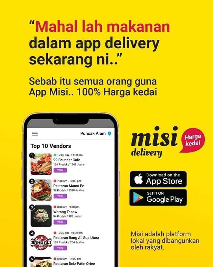 Misi Rakyat Admin code, Announcements on Carousell