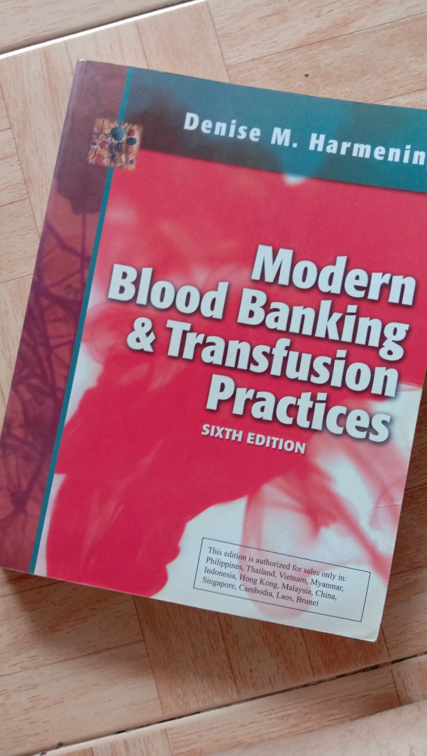Modern Blood Banking & Transfusion Practices, Hobbies & Toys, Books ...