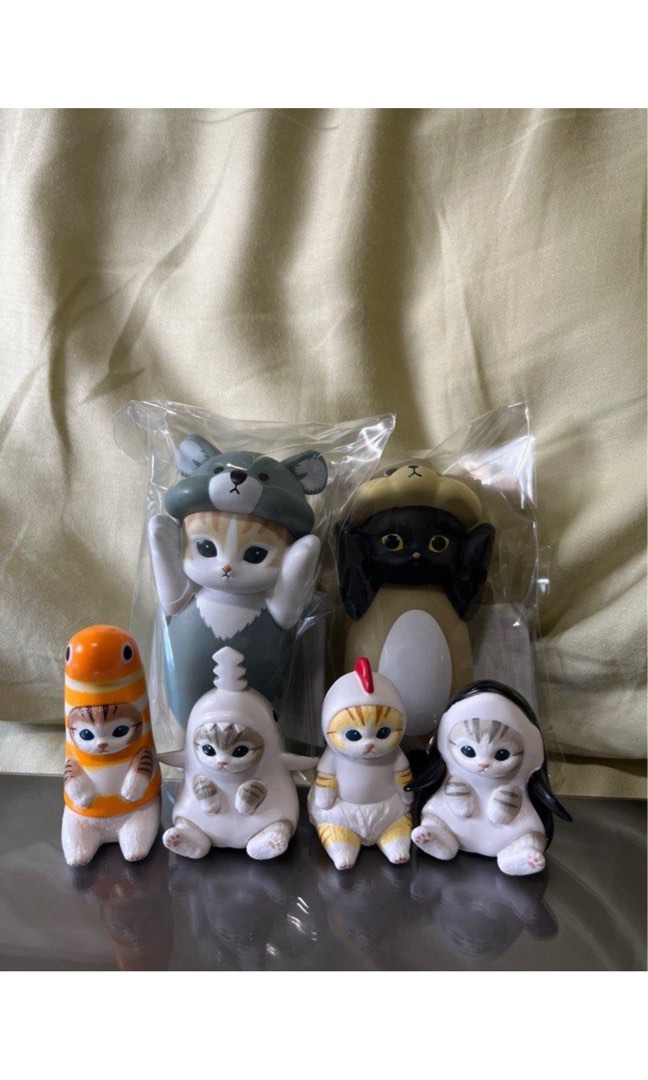 Mofusand Figurines, Hobbies & Toys, Toys & Games on Carousell