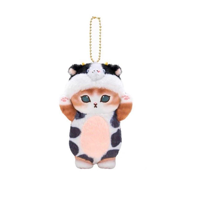 Mofusand Pawpaw 系列 Bear Panda Wolf Bunny Cow Tiger Keychain Plush Toy ...