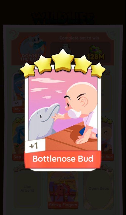 Monopoly Go - Bottlenose Bud (Set 21), Hobbies & Toys, Toys & Games on ...