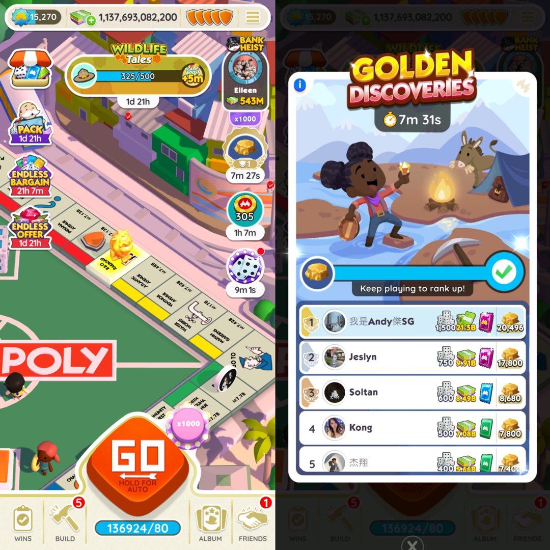 Monopoly GO Unlimited Dice, Hobbies & Toys, Toys & Games on Carousell